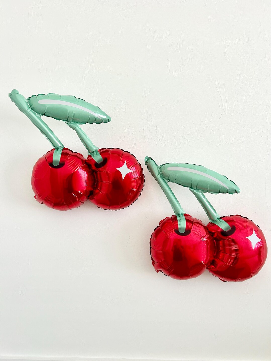 Cherry Air Fill Balloons: Sweet One Birthday Party Decor - Etsy