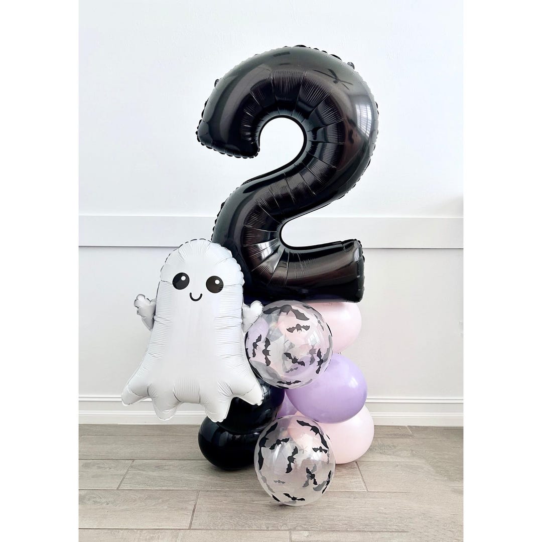 Cute Ghost Balloon DIY Tower~halloween Balloon~little Boo is Due~spooky ...