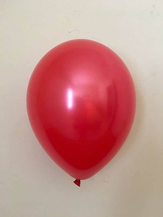 Pearl Red 11 inch Latex Balloon~Red Bridal Shower~Red Baby Shower~Red ...