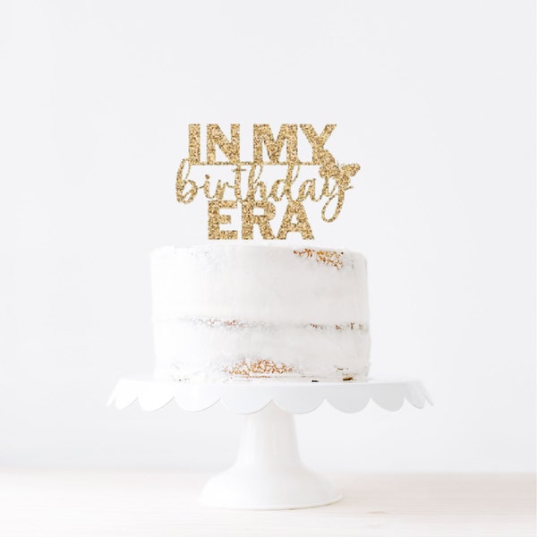 Glitter Cake Topper - Etsy