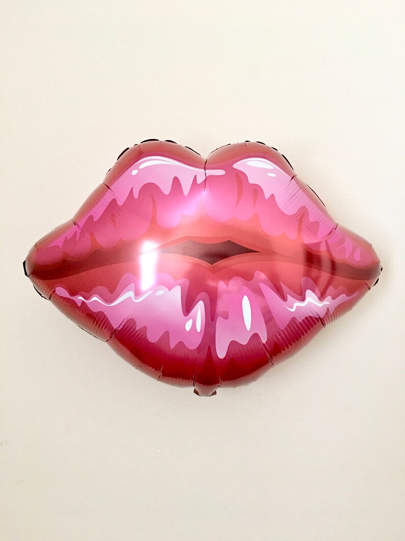 Lip Jumbo Balloonkissy Lips Balloonbachlorette Partybridal - Etsy