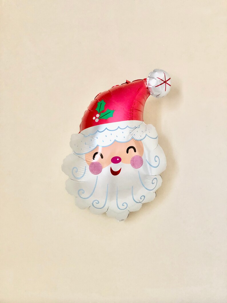 Santa Jumbo Balloonchristmas Balloonholiday - Etsy
