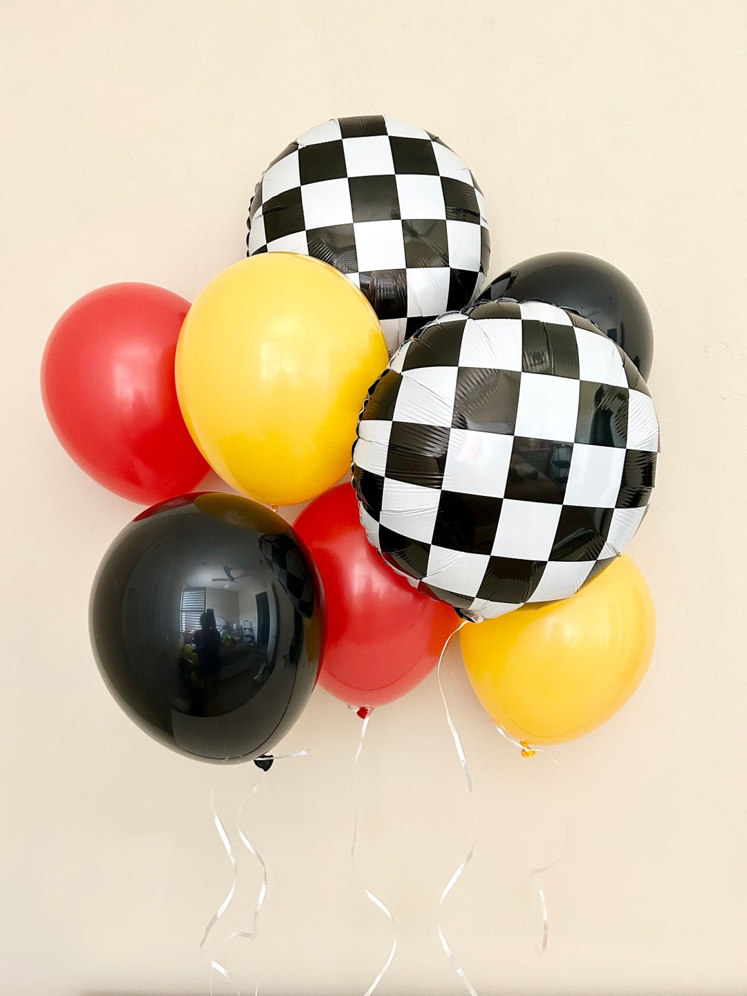 Race Car Balloon Bundle~two Fast Birthday~race Car Party Decorations ...