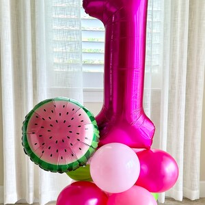 Watermelon Balloon Tower DIY Kitone in a Melon Partyfirst ...