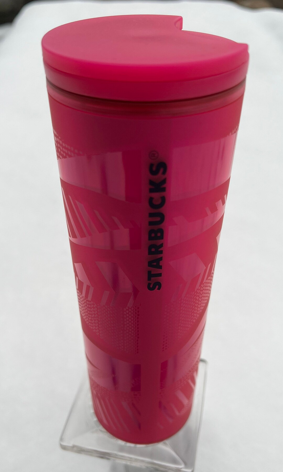 New Rare Winter 2021 Holiday Starbucks Ribbon / Wrapping Paper Tumbler ...