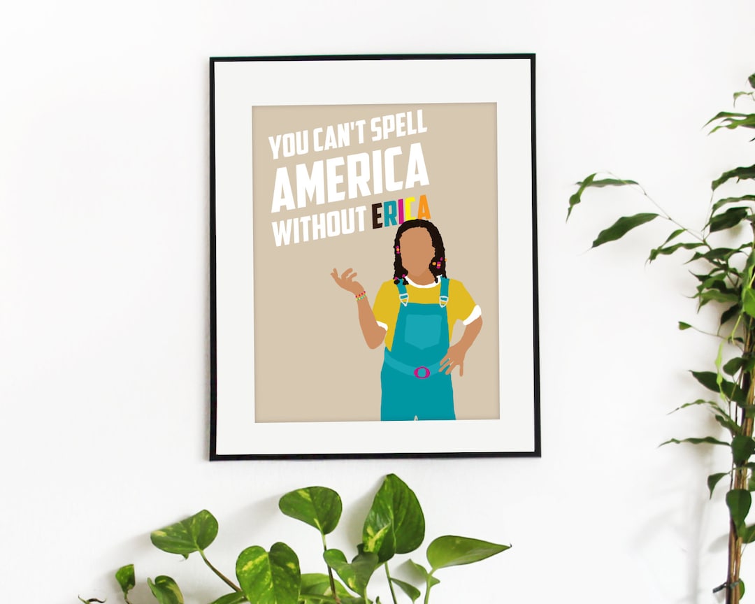 Stranger Things Season 3 Poster, You Can't Spell America Without Erica ...