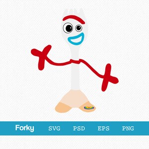 Forky Svg, Forky Eps, Forky Clipart, Forky Png, Forky Toy Story 4 ...