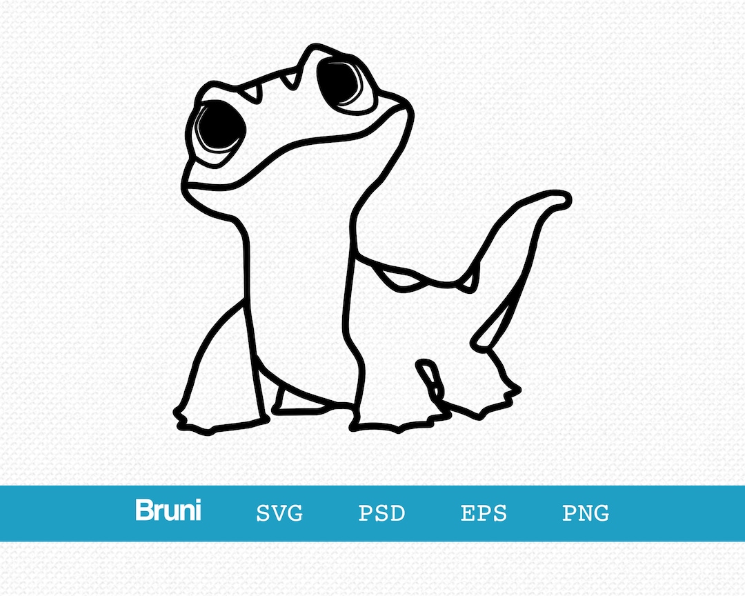 Bruni the Lizard Svg, Bruni the Lizard Eps, Bruni the Lizard Clipart ...