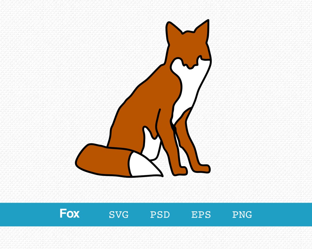 Fox Svg, Fox Eps, Fox Clipart, Fox Png, Cute Fox Clipart, Fox Cricut ...