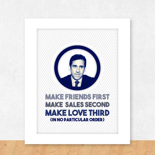 The Office Quote Print: Quotes TV Show US Poster Gifts - Etsy
