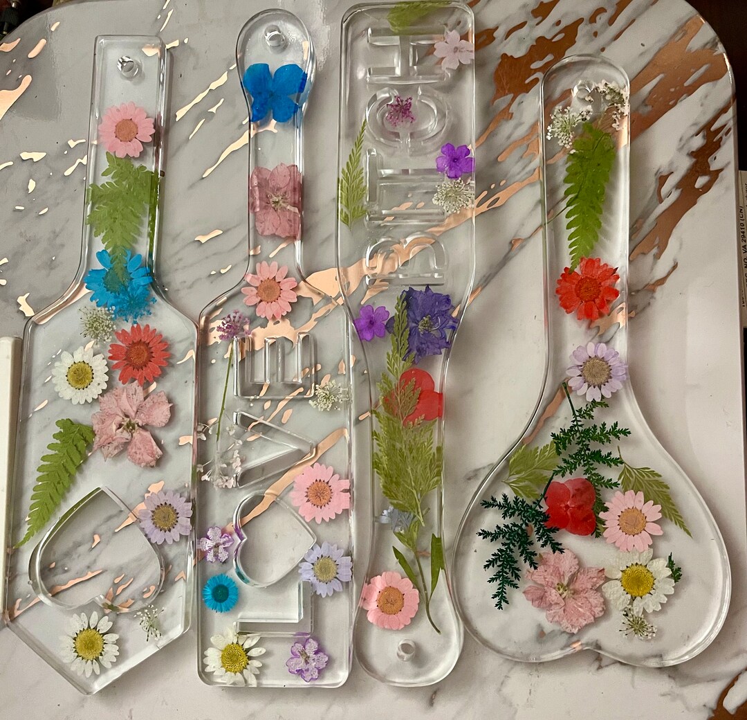 Crystal Clear Floral Paddle Bundle - Etsy
