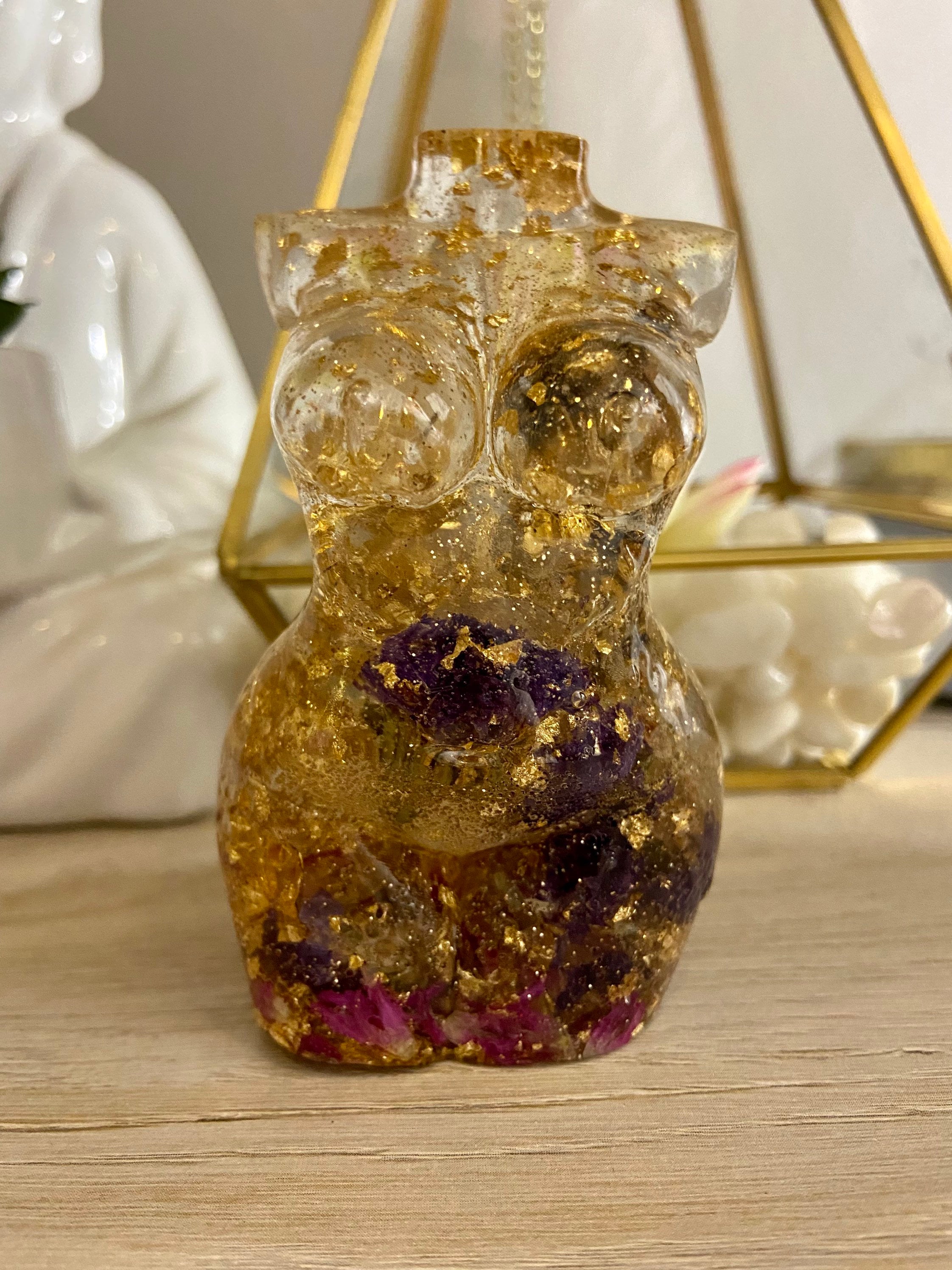 Flower Infused Curvy Goddess Body Sculpture | Etsy