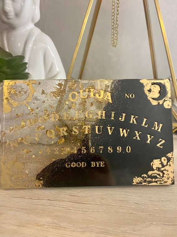 Black and Gold Handmade Talking Spirit Board W/ Planchette - Etsy