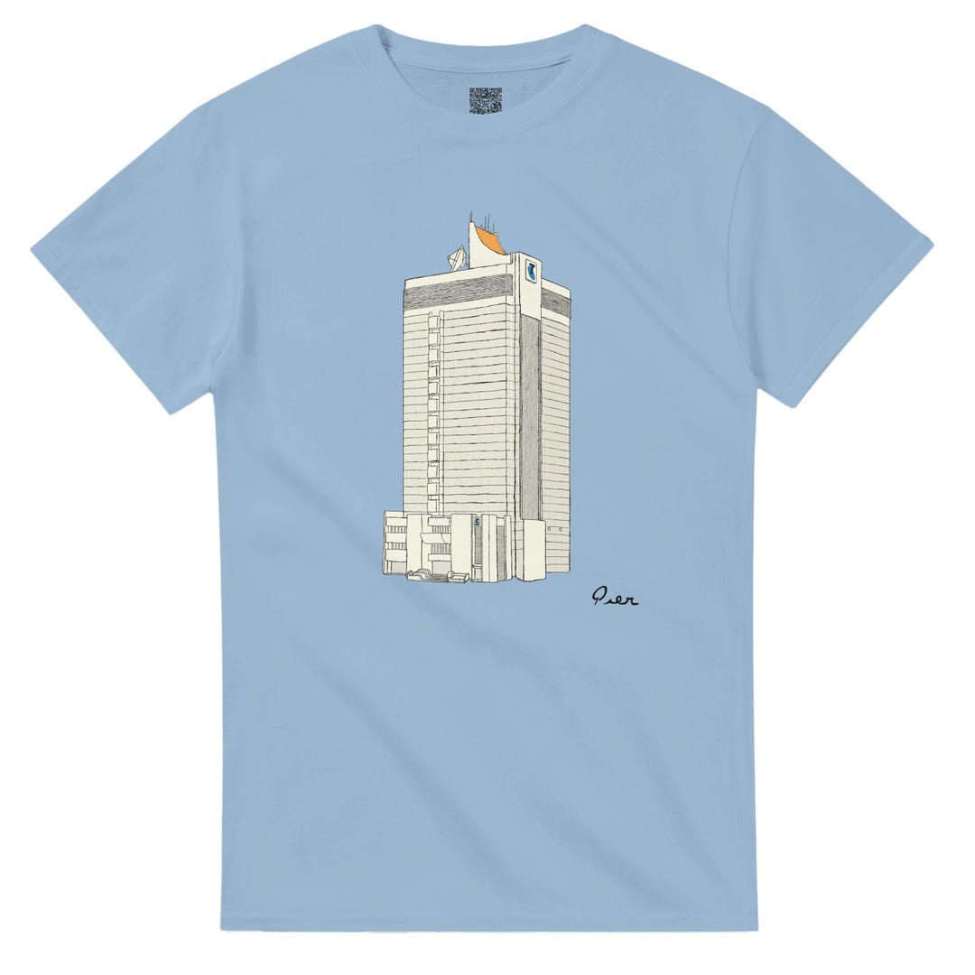 Telstra Exchange Perth T-shirt: Line Art Cotton Tee, Aussie Gift - Etsy