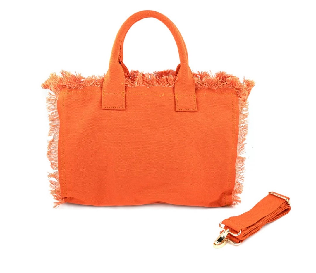 Canvas Handbag Canvas Tote Bag Canvas Fringe Tote Bag Canvas Fringe Bag ...