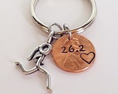 Marathon Gift Marathon Keychain 26.2 Marathon Key Chain | Etsy