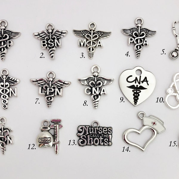 Nurse Charms - Etsy