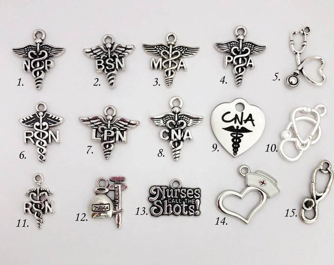 Add A Charm, Medical Charms, Caduceus Pendant, Sincereimpressions Add ...