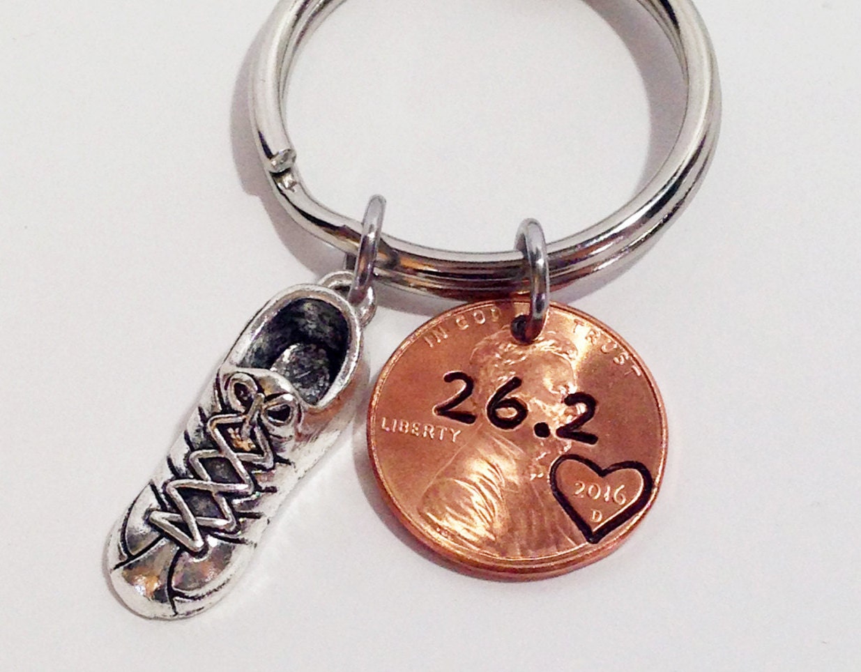 Marathon Gift, Marathon Keychain, 26.2 Marathon Key Chain, Marathon ...