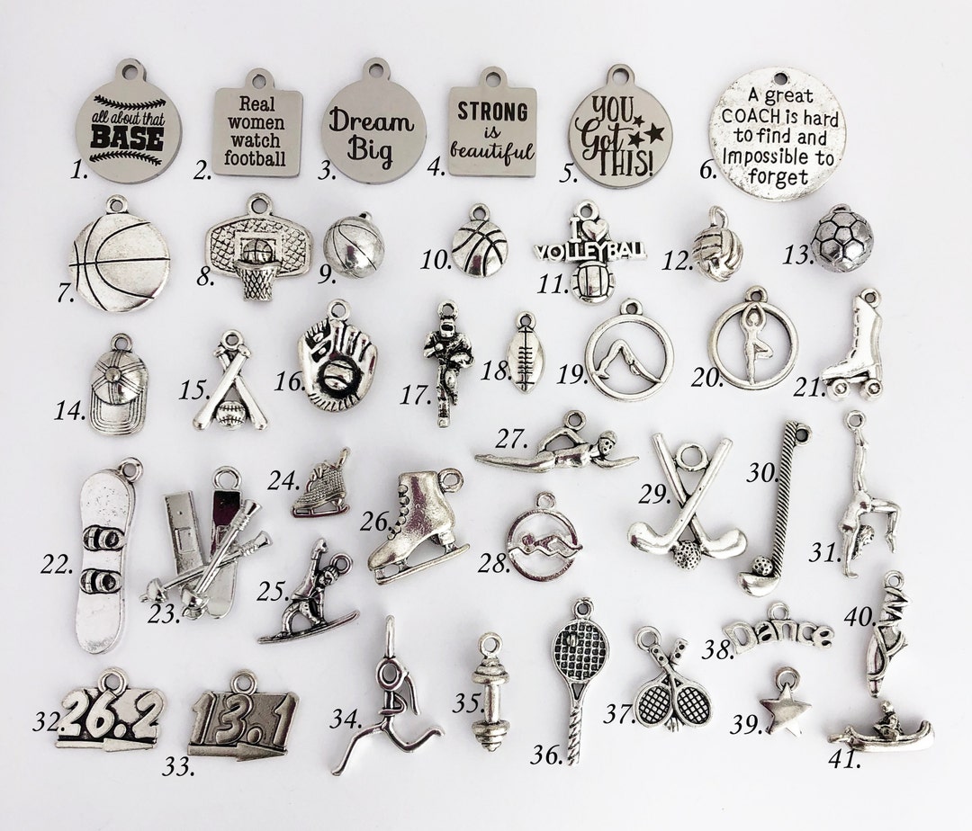 Add A Charm Sports Charms, Add on Charms Sincereimpressions ...