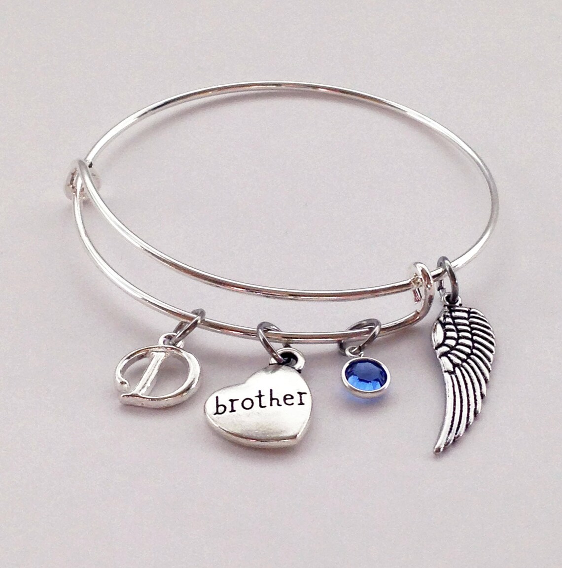Brother Memorial Bracelet in Memory of Brother Brother Loss - Etsy
