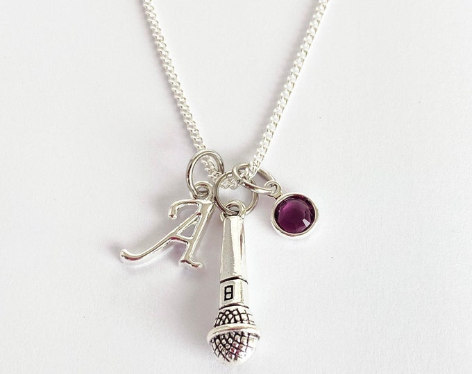 Microphone Necklace, Singing Gifts, Singer Gifts, Choir Gifts, Gift for ...