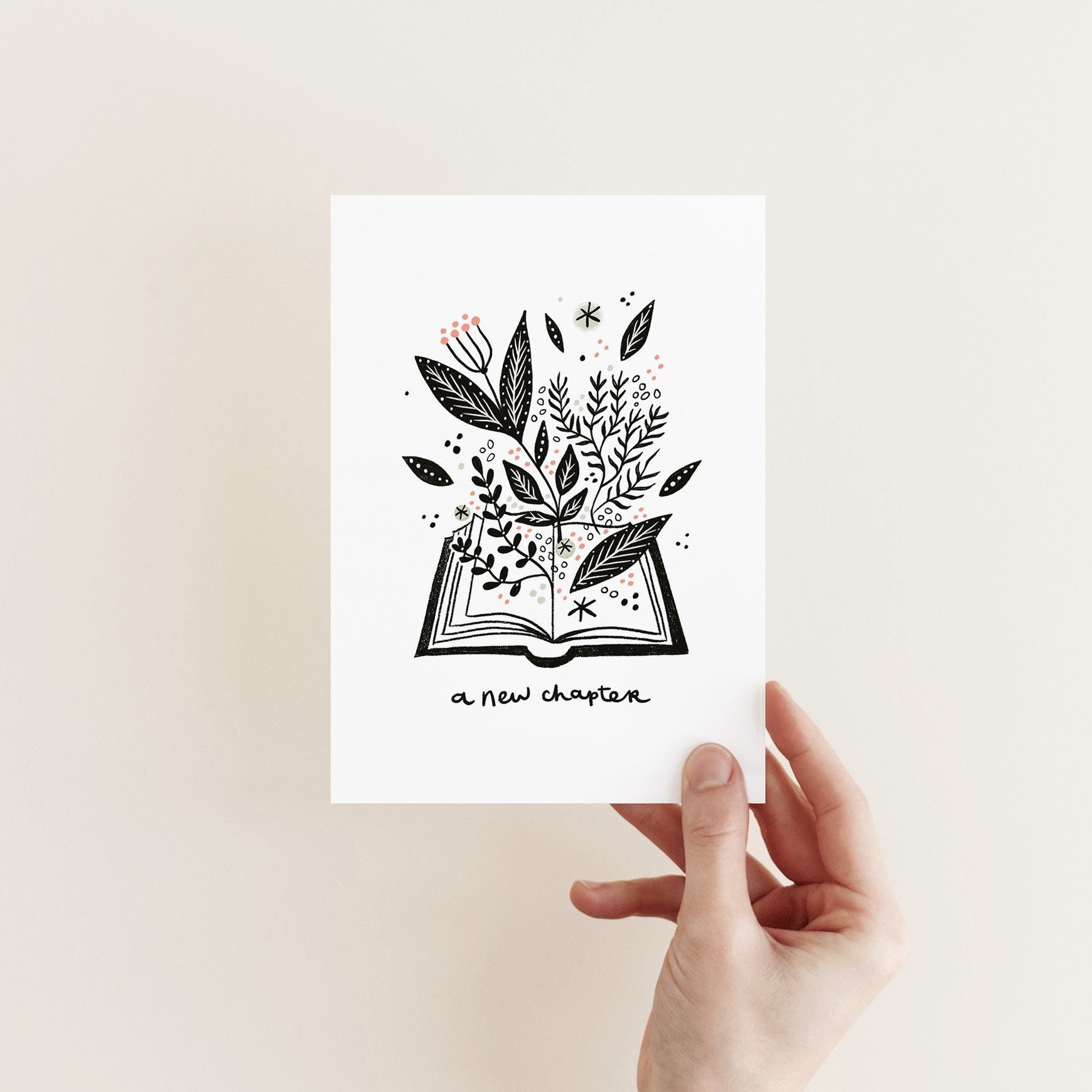 A New Chapter Card - Etsy UK