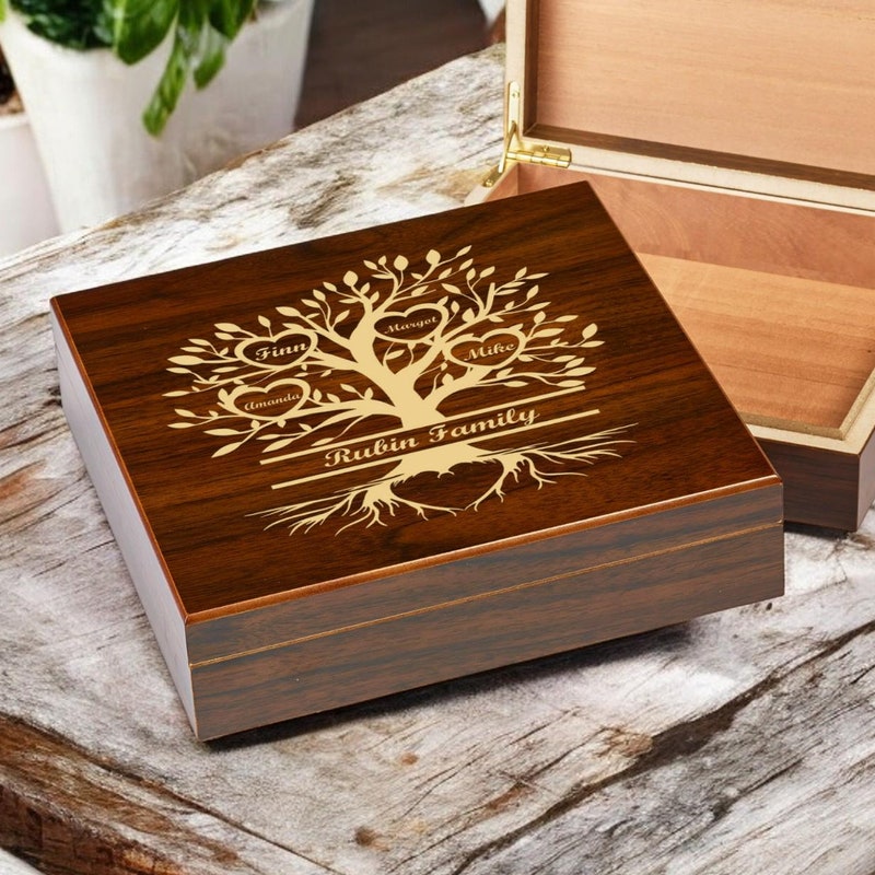 Tree of Life Wood Box - Etsy