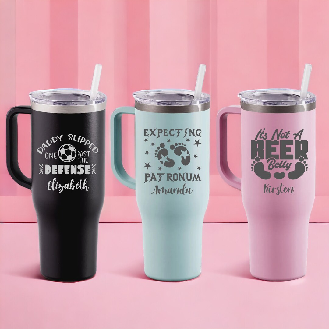 Pregnancy Tumbler | Tumbler for Pregnant Women | New Mom Gift | 40oz ...