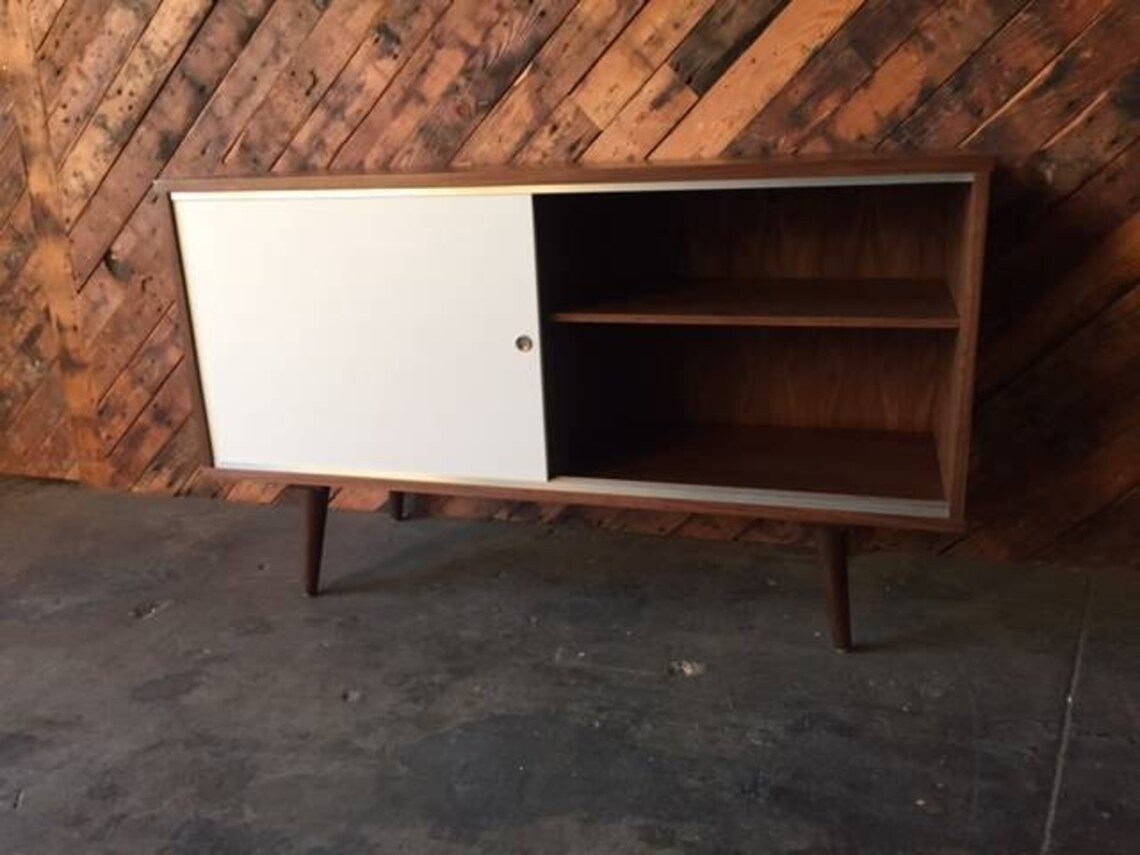 Newly Made to Order Mid Century Style Small Credenza With - Etsy