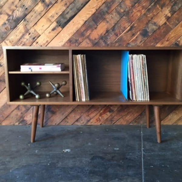Mid Century Record Cabinet - Etsy