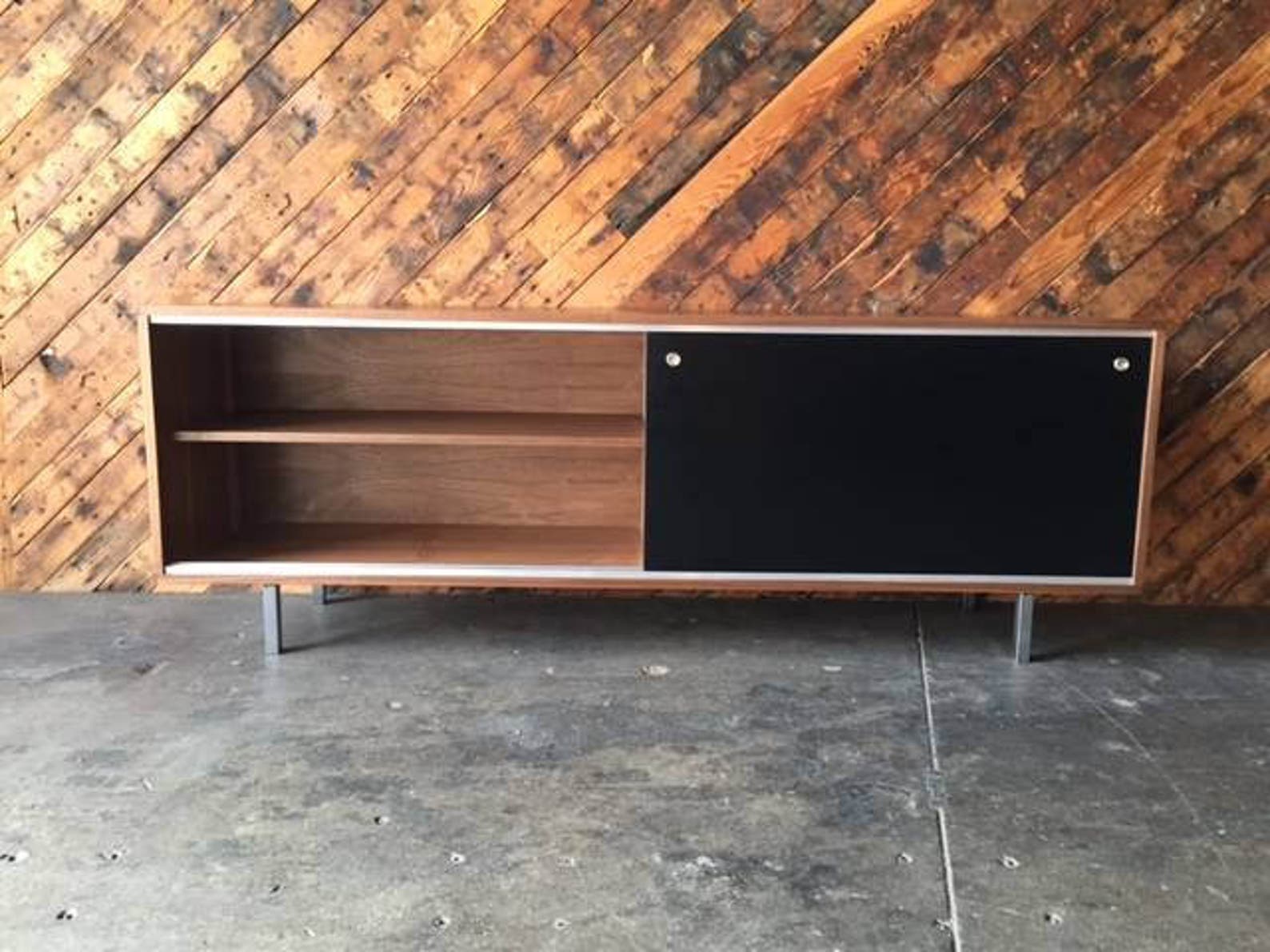 Custom Black Lacquer Credenza Hand Made To Order Etsy