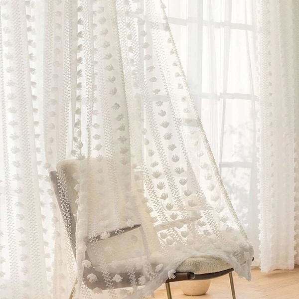 White Curtains - Etsy
