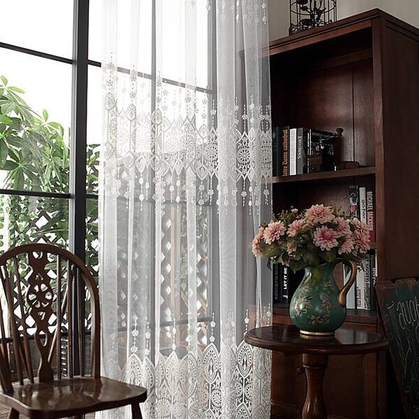 Embroidered Curtains - Etsy