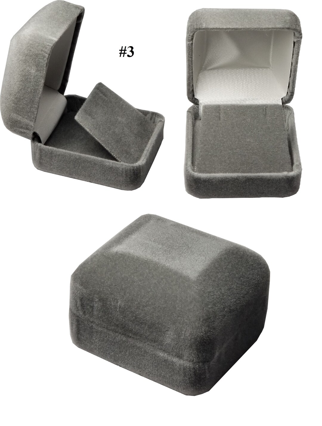 Small Earring Box Jewelry Case Display Storage Velvet - Etsy