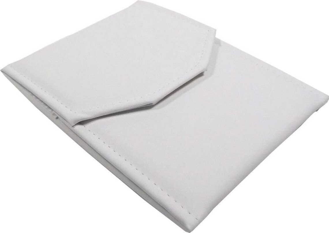 Leatherette Pearl Necklace Folder Jewelry Gift Organizer Case Display ...