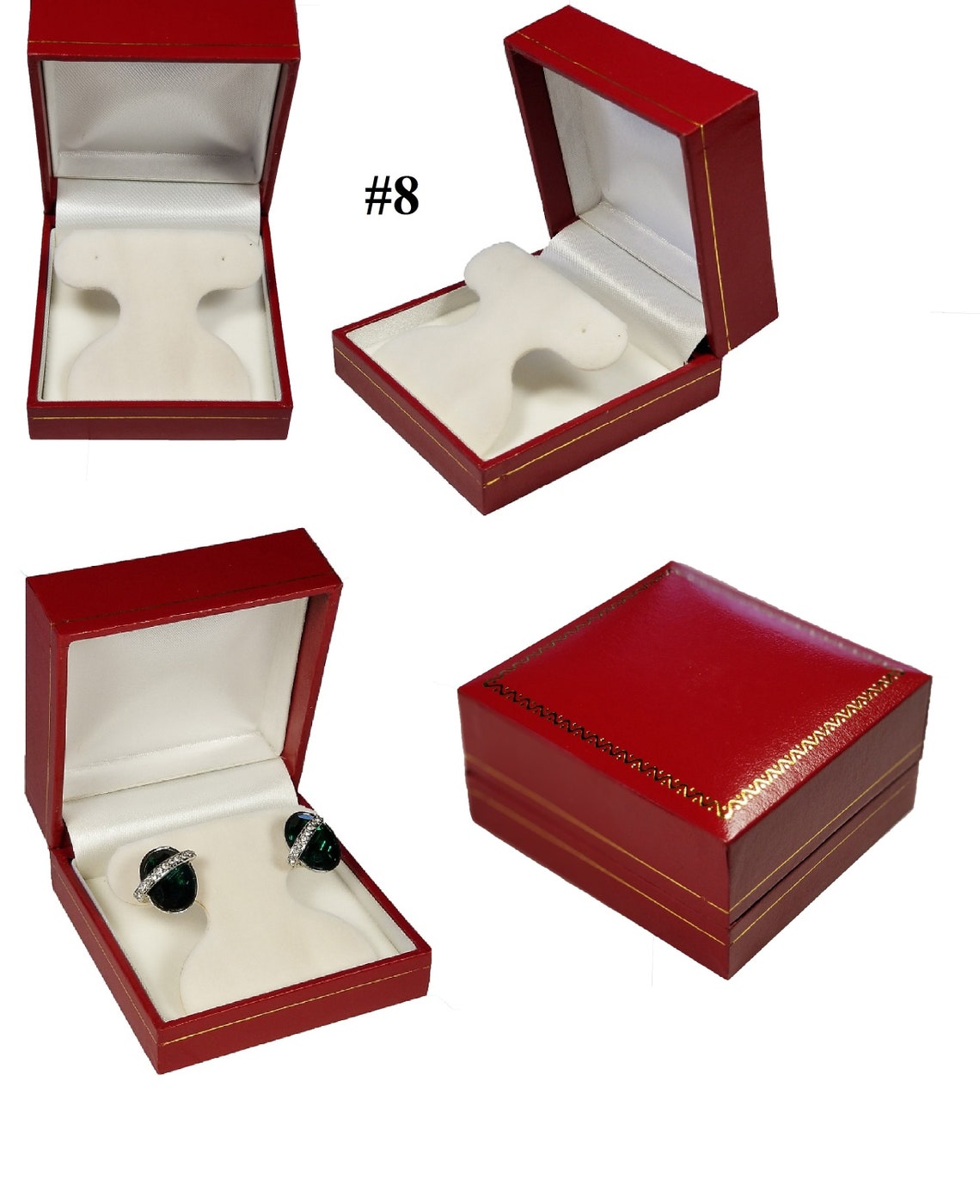 Small Earring Box Jewelry Case Display Storage Velvet | Etsy