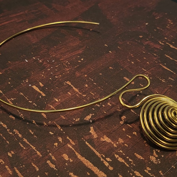 Wire Collar Necklace - Etsy