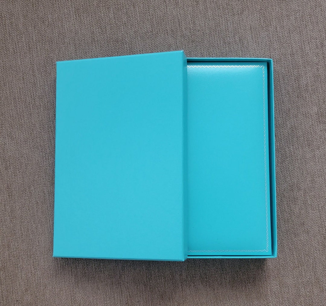Large Necklace Teal Box Turquoise Leatherette Jewelry Storage Organizer ...