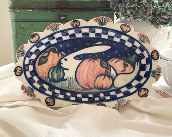 Scalloped Platter - Etsy