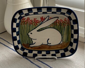 Rabbit Platter - Etsy