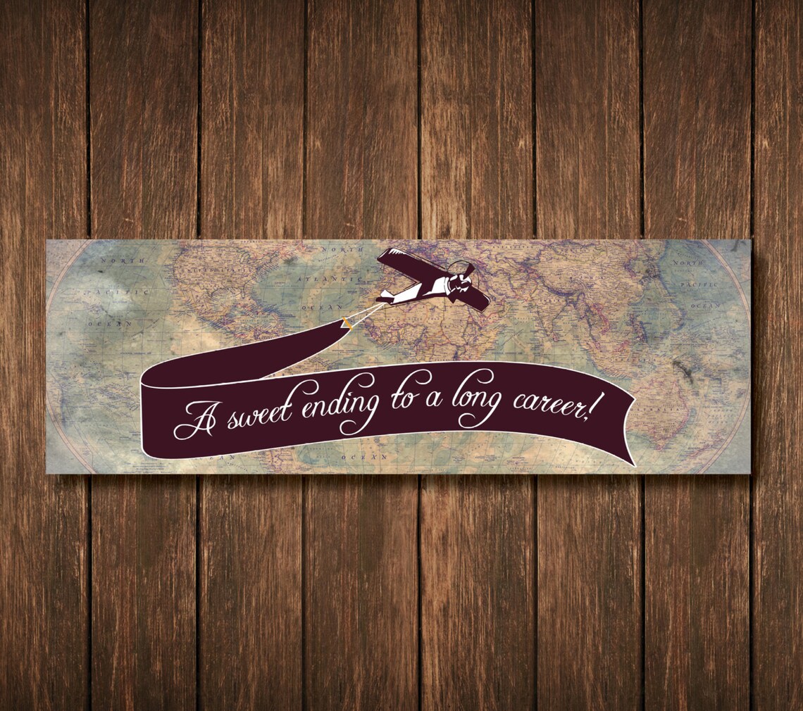 Retirement Travel Theme Candy Bar Sign Instant Digital Download - Etsy