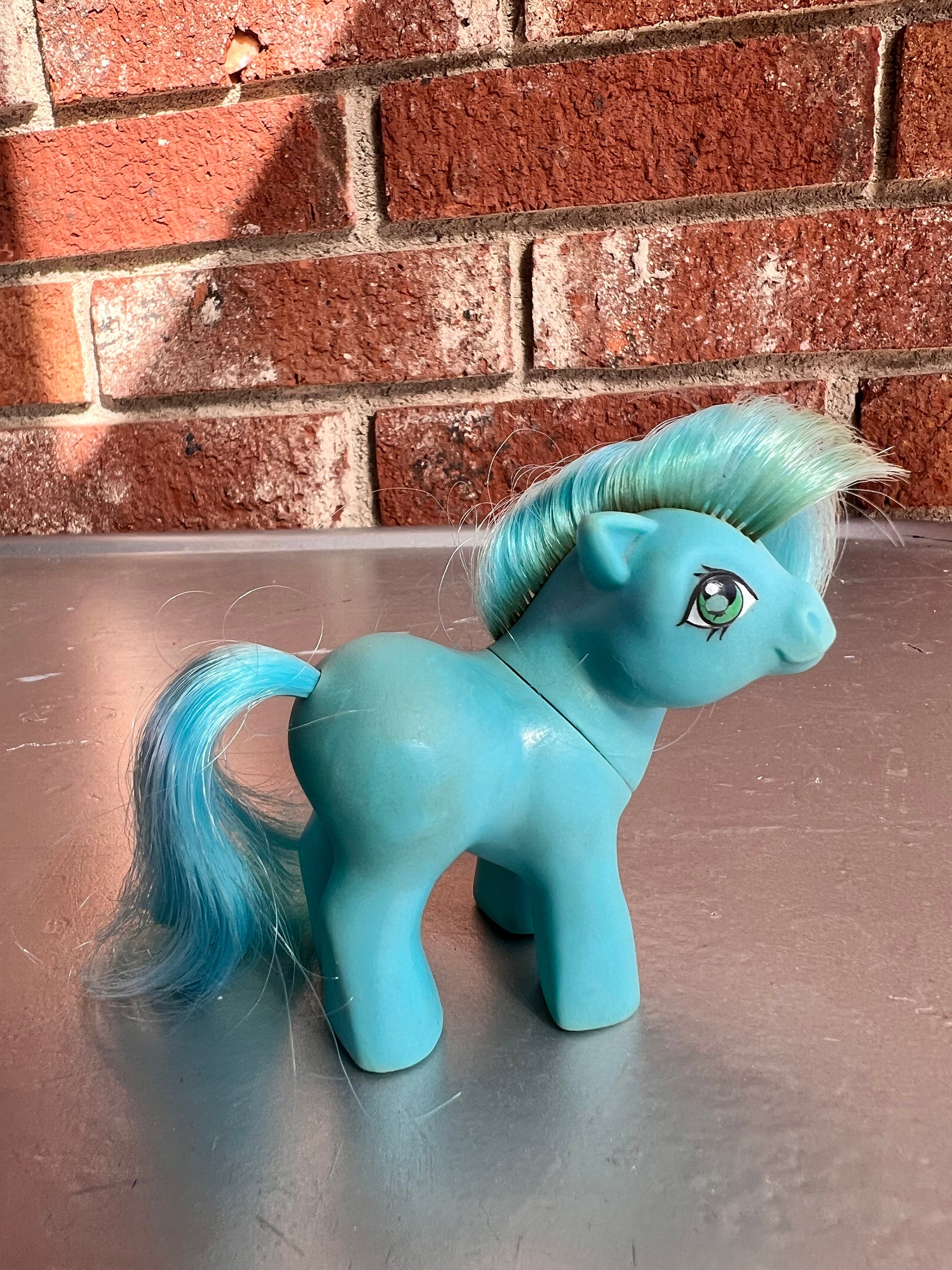 My Little Pony G1 BABY EMBER 1984, Mail-order, Baby Blue Pony, Blue Hair Pony - Etsy