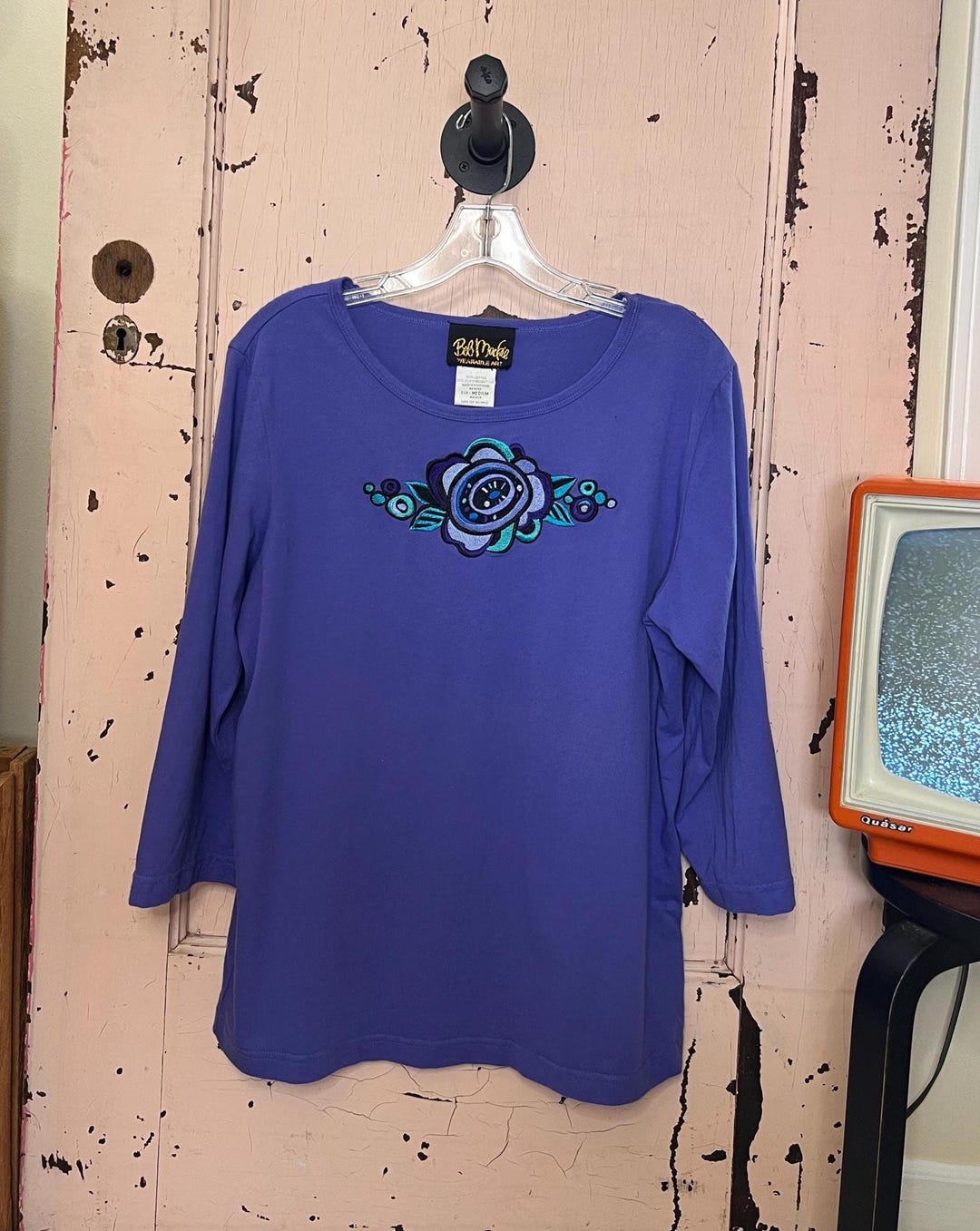 Vintage 1990's Top, Bob Mackie Wearable Art Top, Bob Mackie Medium Top ...