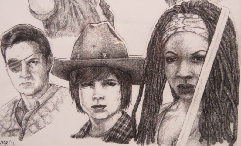 Walking Dead Collage - Etsy