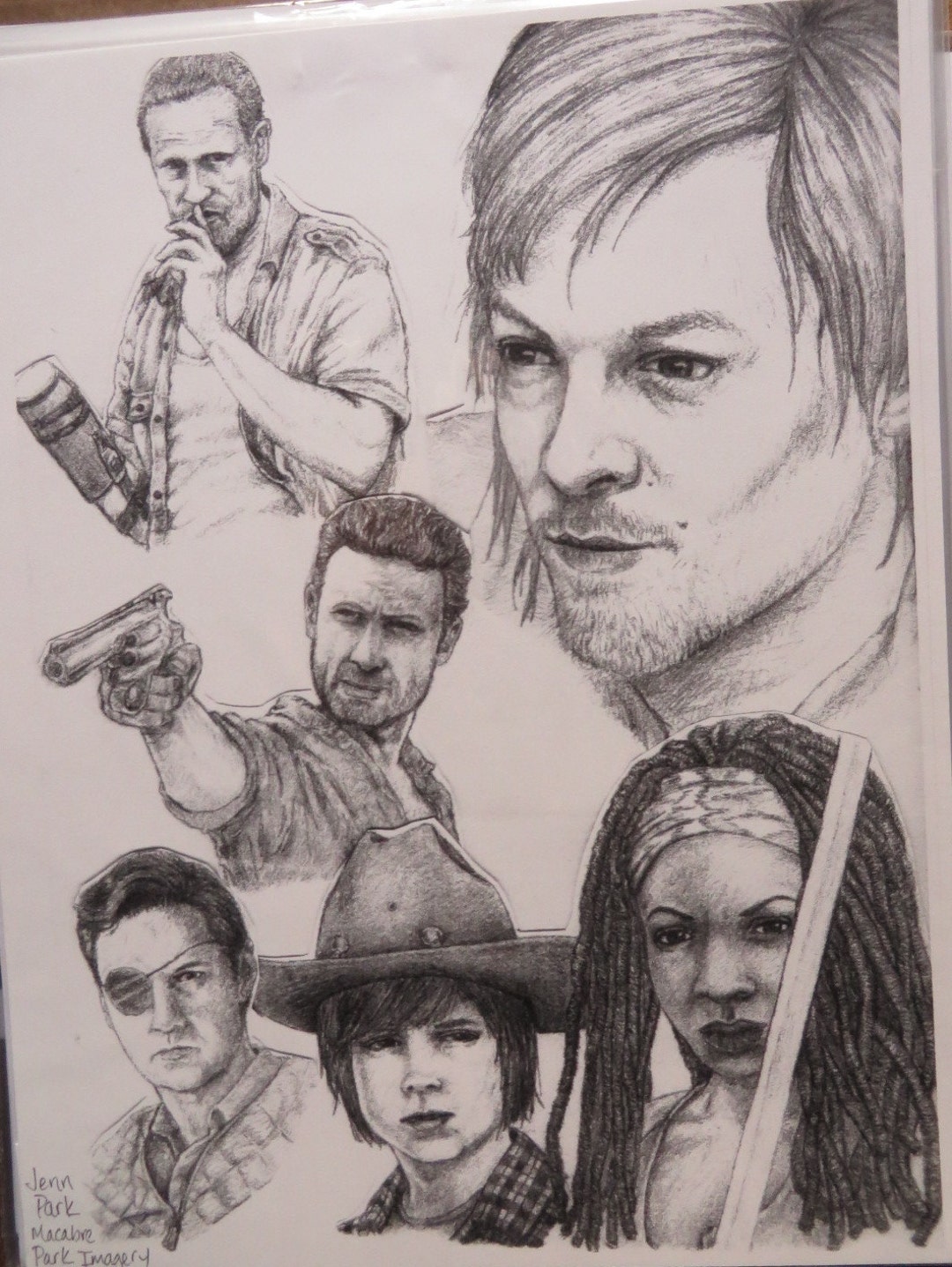 Walking Dead Collage - Etsy