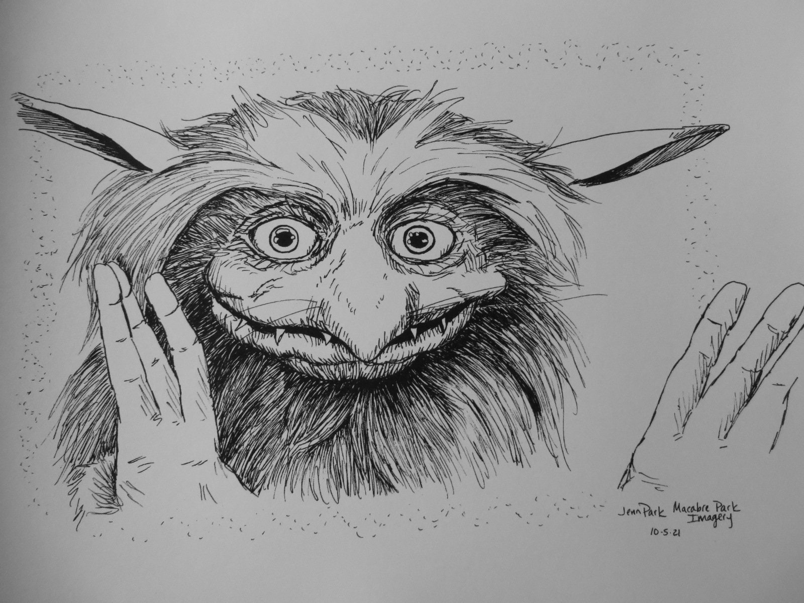 Fiery Labyrinth Drawing