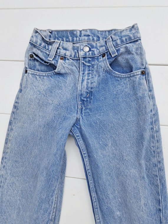 KIDS 24 inch waist-----Levis Vtg 80's KIDS 550 Levis … - Gem