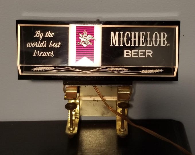 Vintage Michelob Beer Lighted Sign, Barware, Lighted Signs - Etsy