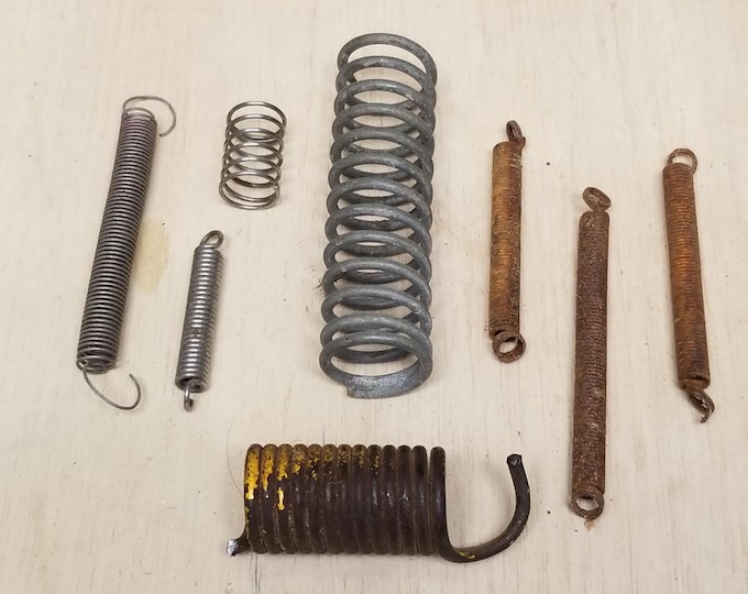 Industrial Steel Springs, Metal Scrape, Crafts Supplies, Steampunk ...